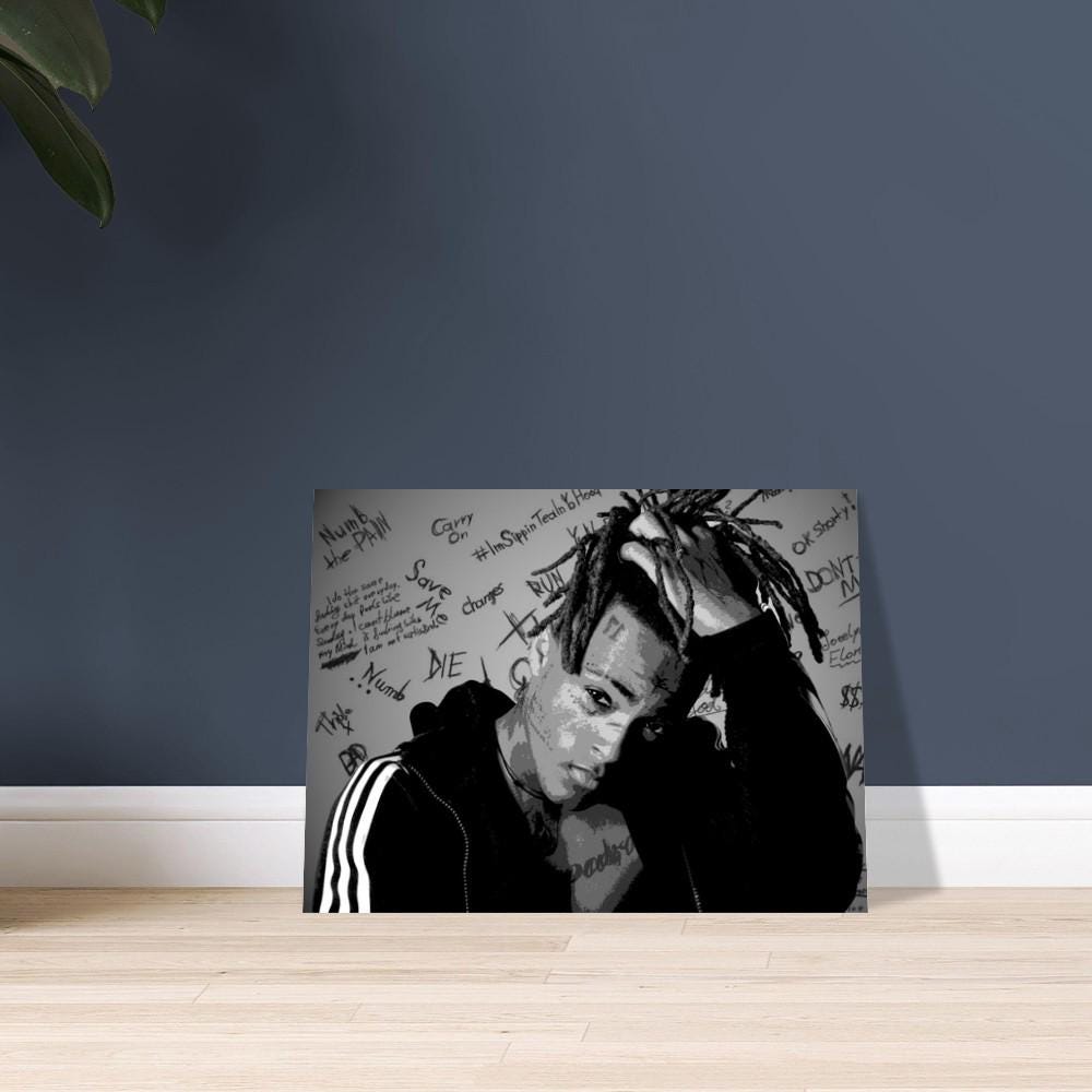 Xxxtentacion Poster Moonlight Look at Me Rapper RIP SAD Music Poster ...