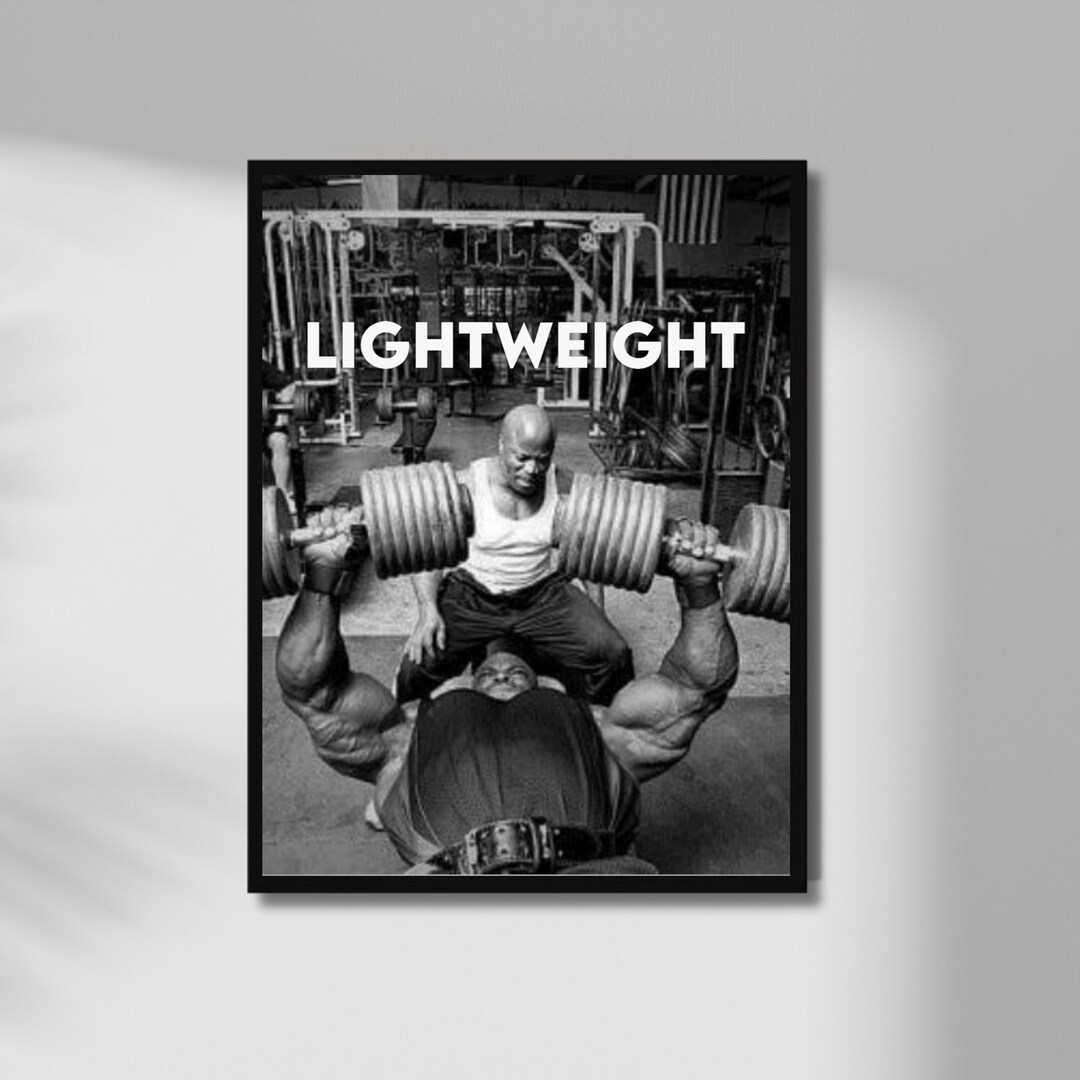 Ronnie Coleman Poster Lightweight Baby Yeah Buddy Ronnie Coleman Mr ...