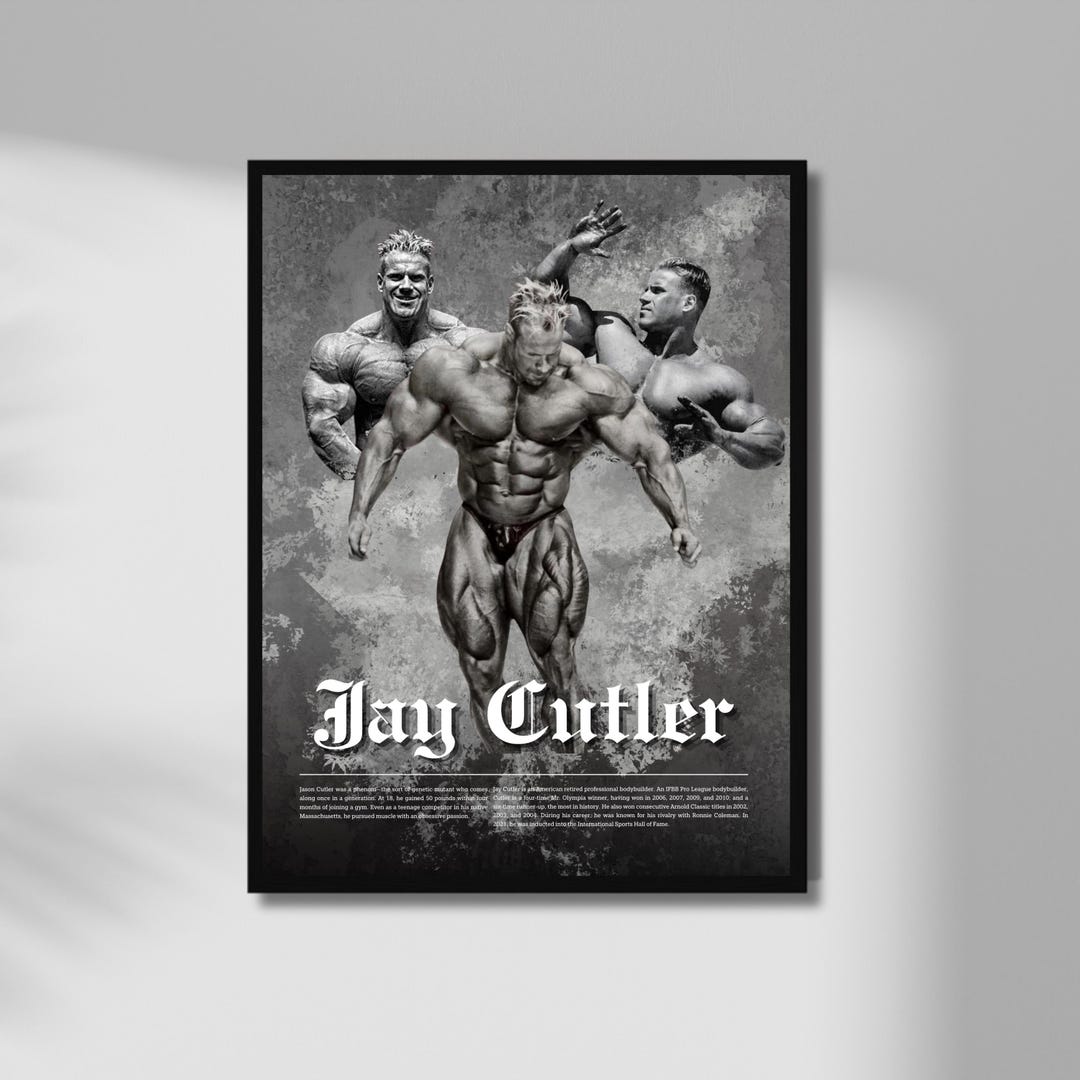 Jay Cutler Poster Quad Stomp Mr Olympia Jay Cutler Weightlifting Gym ...