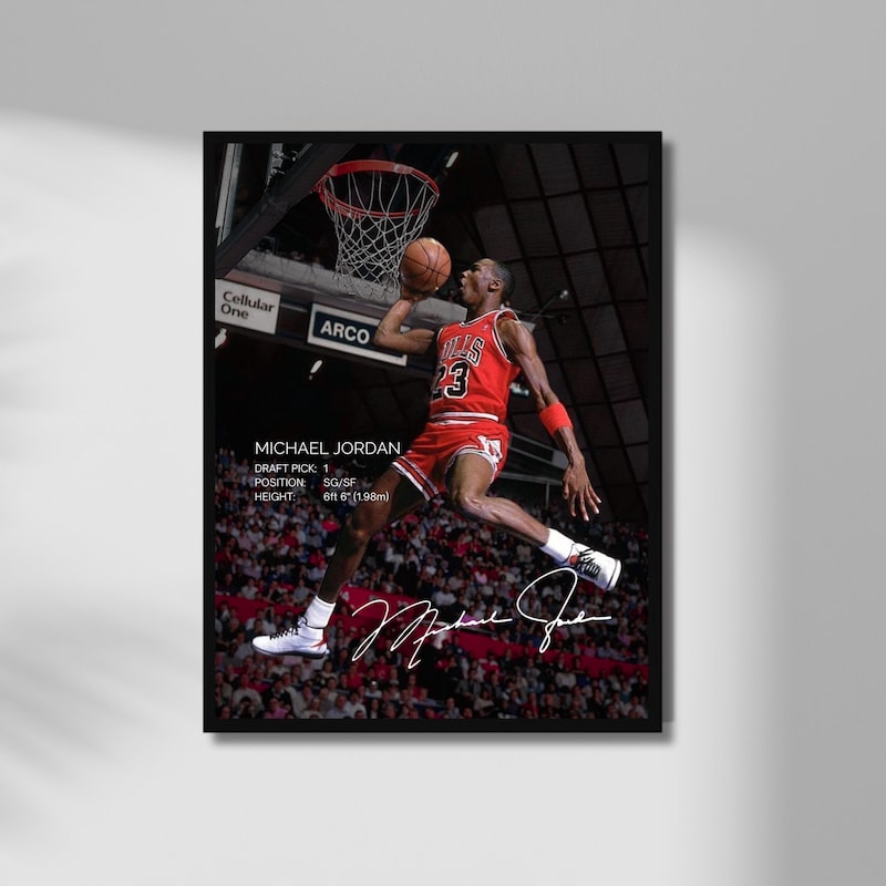 Michael Jordan Poster - Etsy