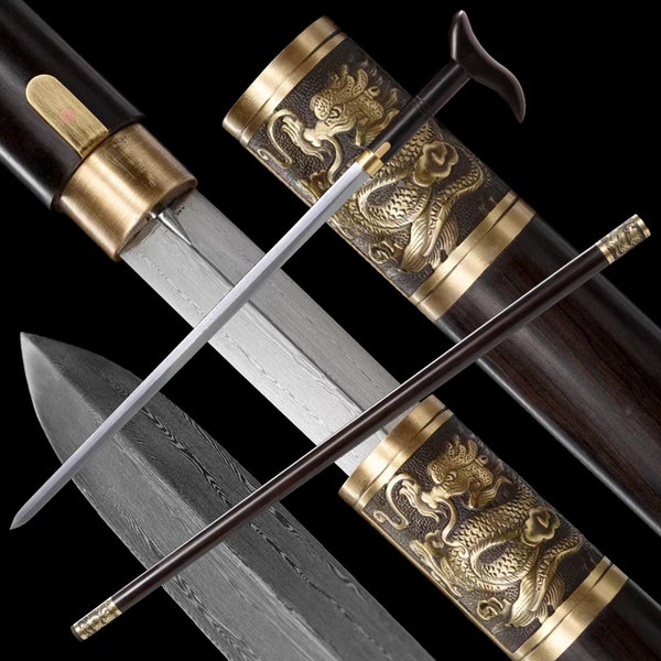 Walking Staff With Sword - Etsy
