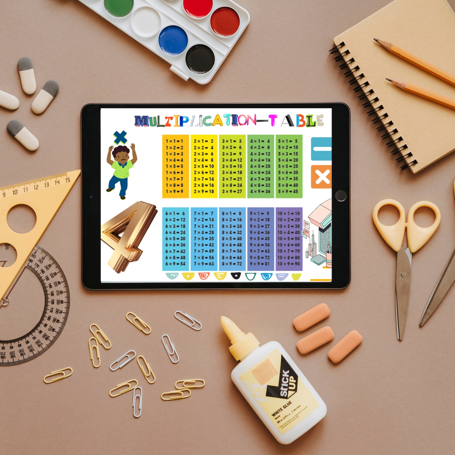 Multiplication Times Table Chart Multiplication Chart Multiplication ...