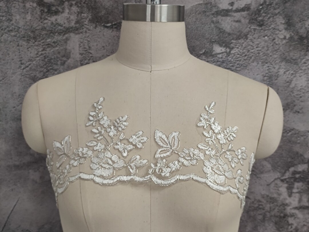 Cathedral 1 Yard Lace Fabric High Quality Wedding Lace - Etsy
