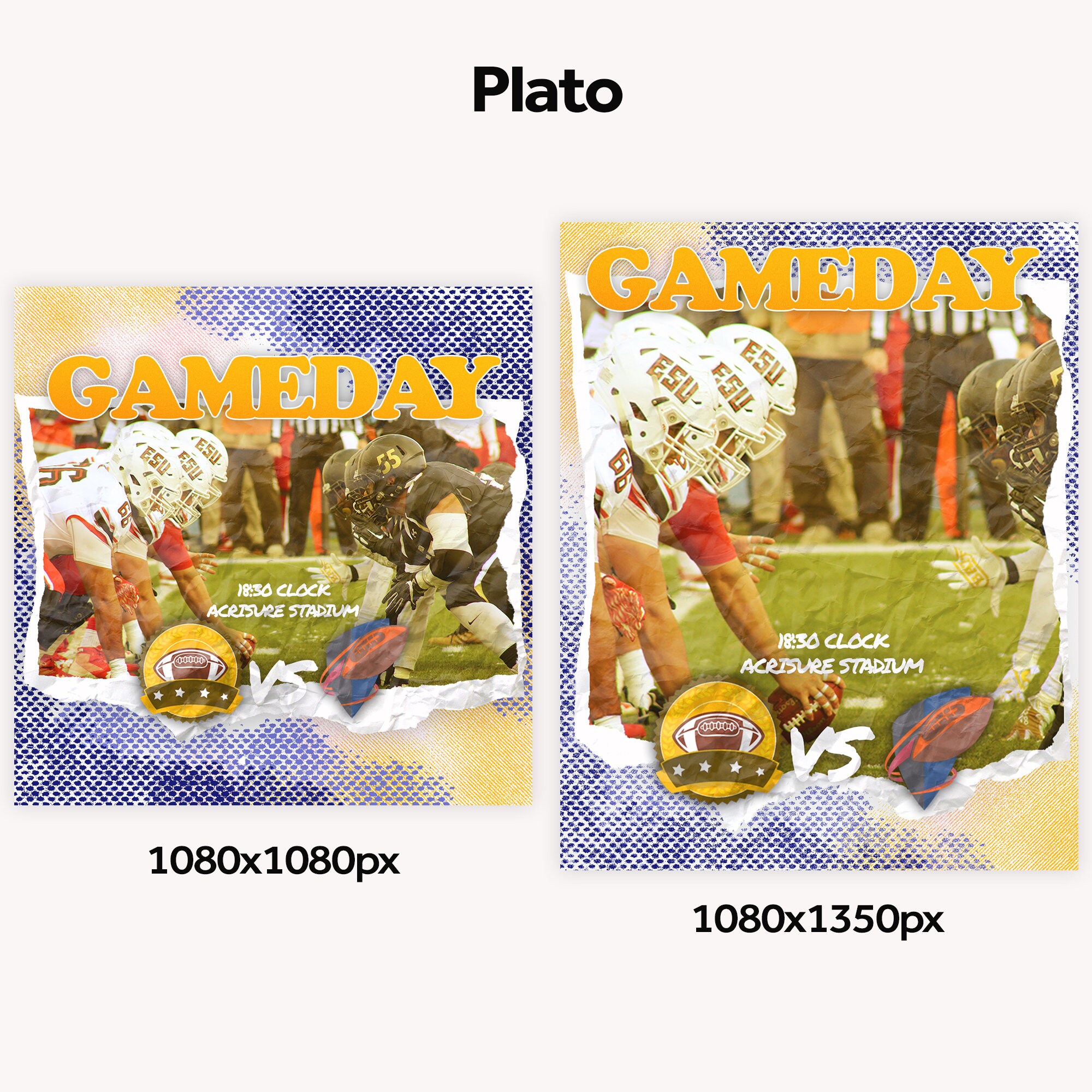 12 Matchday/gameday Template Poster/flyer for Sports Club - Etsy