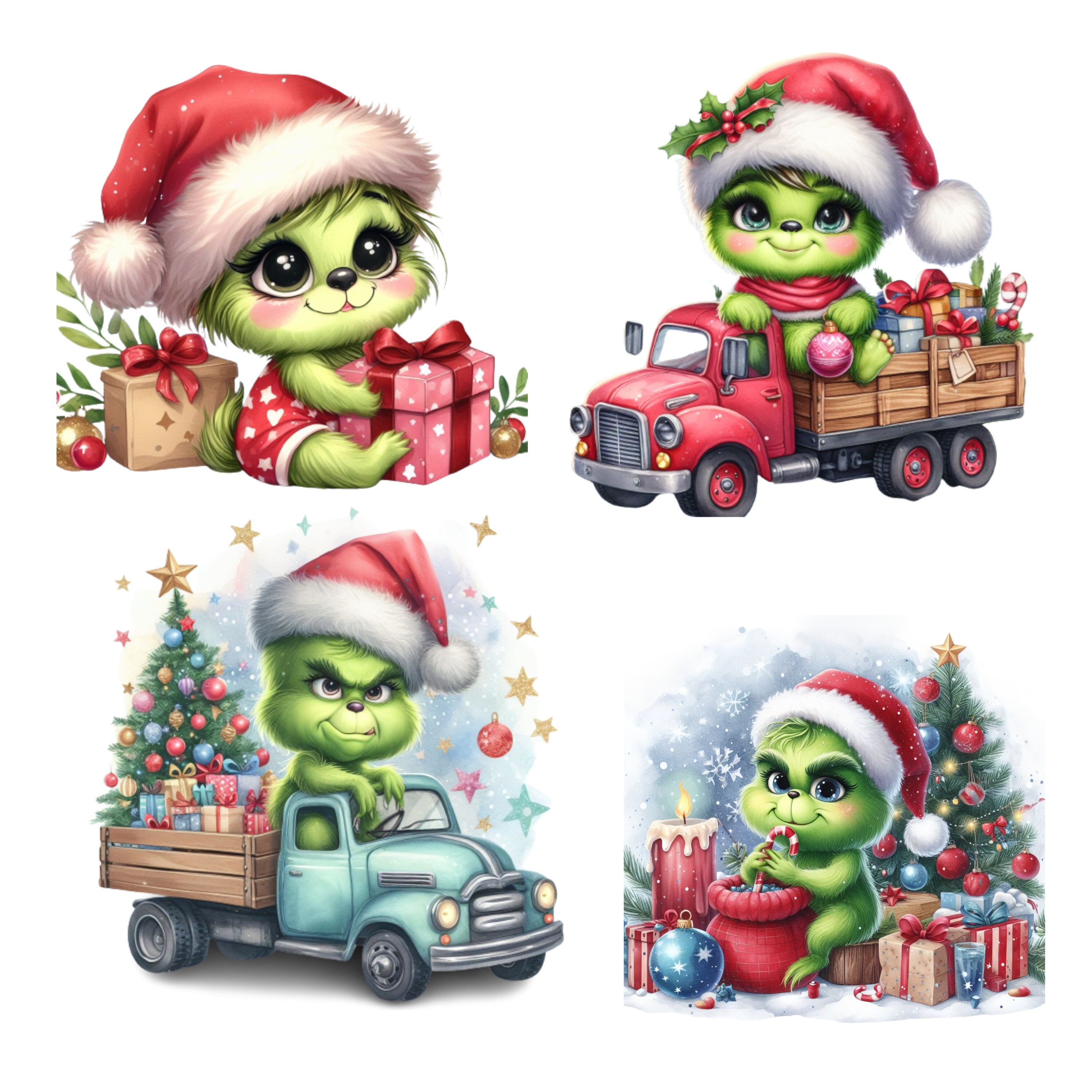 Grinch Clipart Cute Baby Grinch Clipart Grinch Png Cute - Etsy Australia