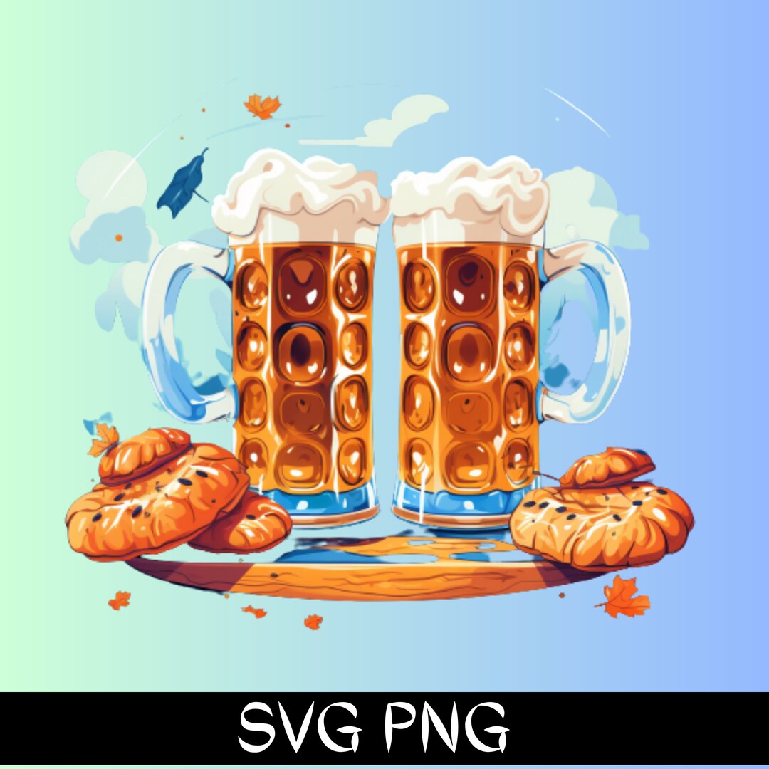 Beer Mug Svg Oktoberfest Png Beer Mug Clipart Prost Beer - Etsy