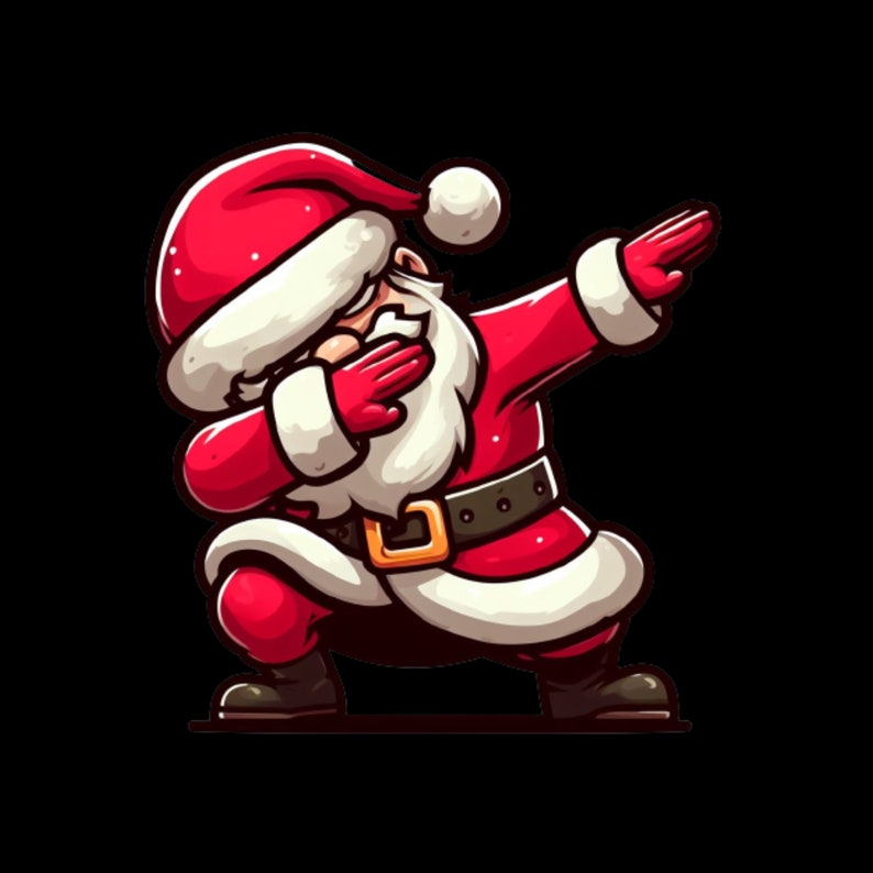 Bundle Christmas Dabbing Characters, Santa Dabbing Png, Snowman Dabbing ...