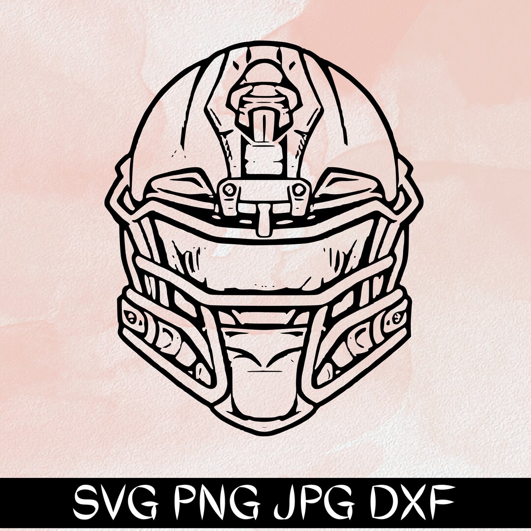 Football Helmet Svg Png Jpg Dxf American Football DIY - Etsy