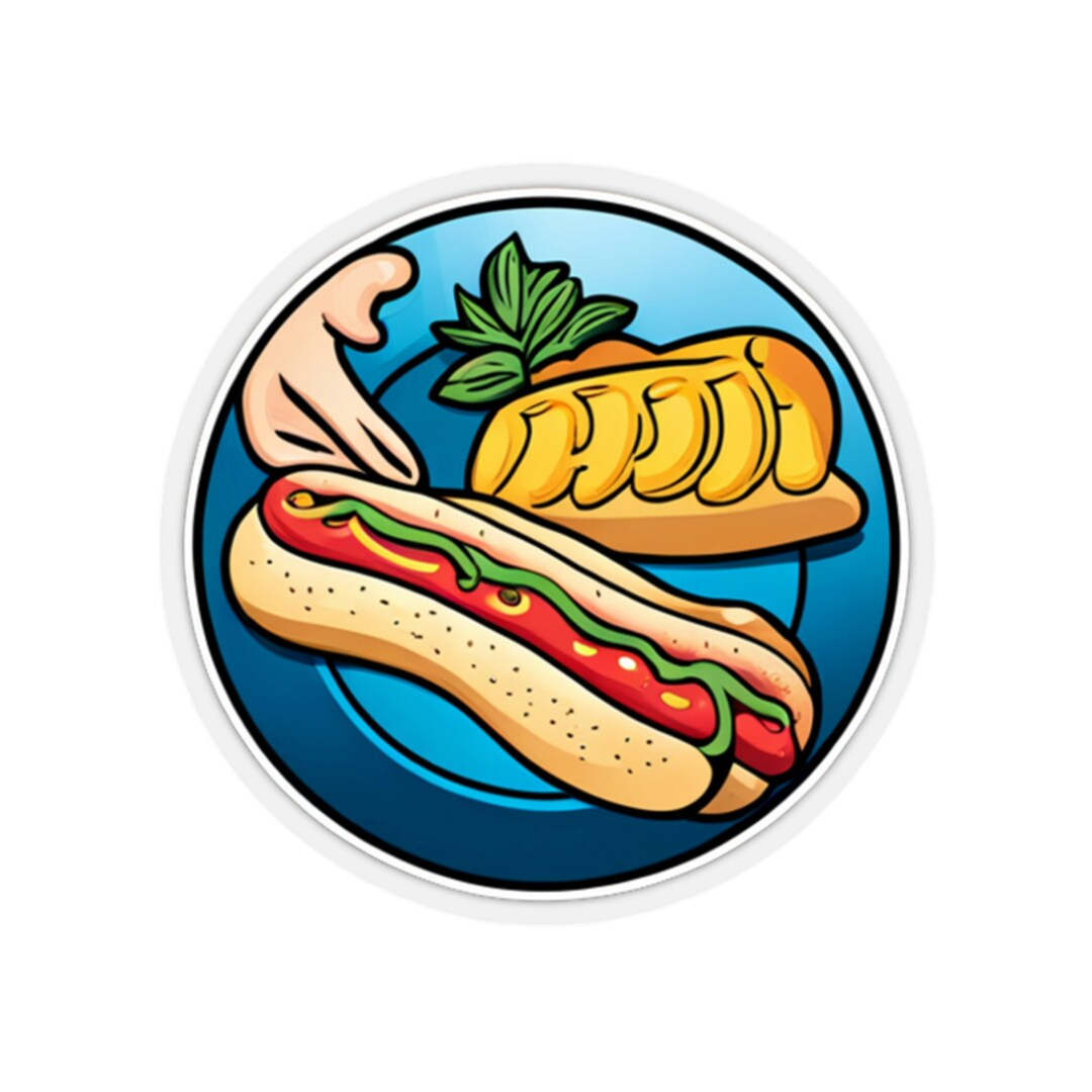Dish of Food Sticker - Etsy