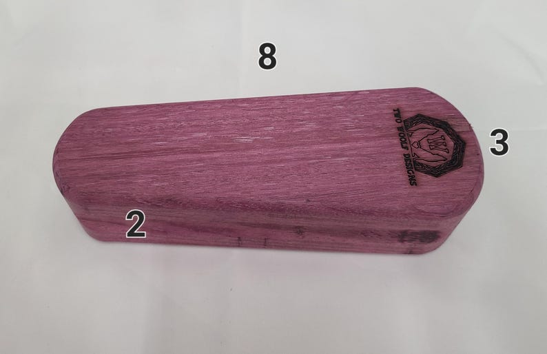 Personalized Tailor/quilting Purple Heart Clappers No Stain No Dye - Etsy