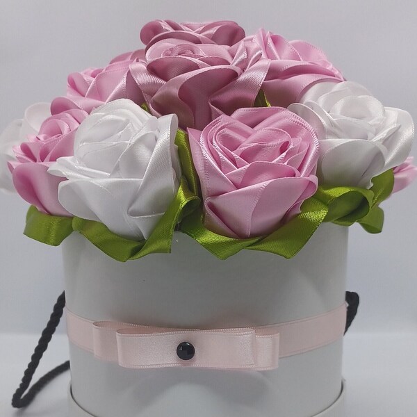 Satin Ribbon Roses - Etsy