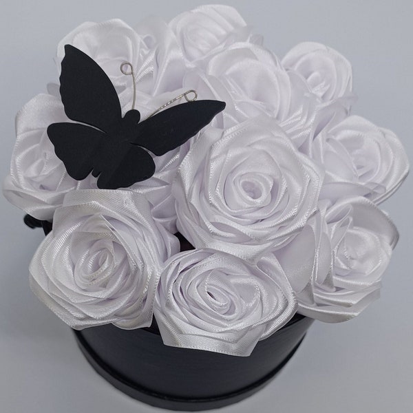 Satin Ribbon Roses - Etsy
