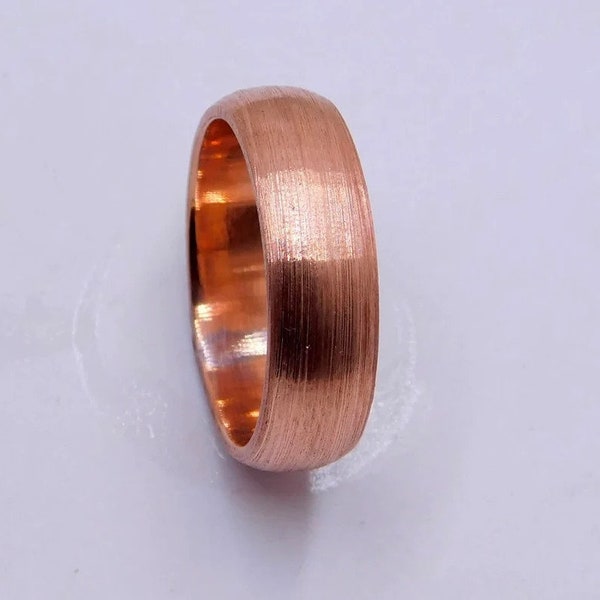 Copper Wedding Band - Etsy