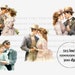 Vintage Couple Watercolor Clipart Bundle, Victorian Love Free ...