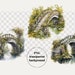 Stone Arch Bridge Watercolor Clipart Bundle Rustic Bridge Free ...
