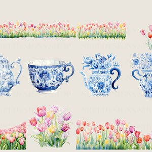 Netherlands Watercolor Clipart Bundle, Dutch Colored Townhouse Free ...