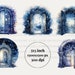 Magical Starry Door Watercolor Clipart Bundle Enchanted - Etsy