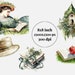 Vintage Reading Watercolor Clipart Bundle Outdoor Reading Free - Etsy