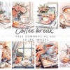 Breakfast Food Watercolor Clipart Bundle Free Commercial Breakfast PNG ...