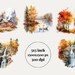 Autumn Forest Watercolor Clipart Bundle, Forest Cabin Free Commercial ...
