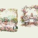 Vintage Rose Garden Tea Party Watercolor Clipart Bundle Free Commercial ...