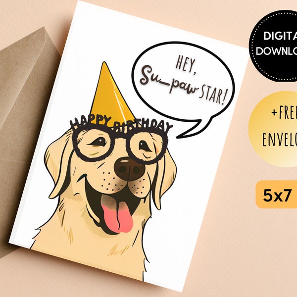 Dog Pun Card - Etsy