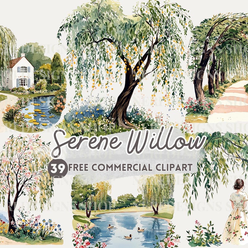Willow Tree Art Stickers - Etsy UK