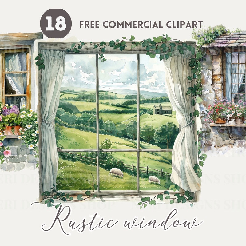 Free Window Stencil - Etsy