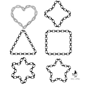 Chain Design, Chain Svg, Chain Silhouette, Chain Clipart, Chain Tattoo ...