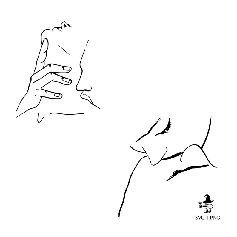 Kissing Couple Line Art Design - 21 Line Art Kissing Couple, Romantic ...