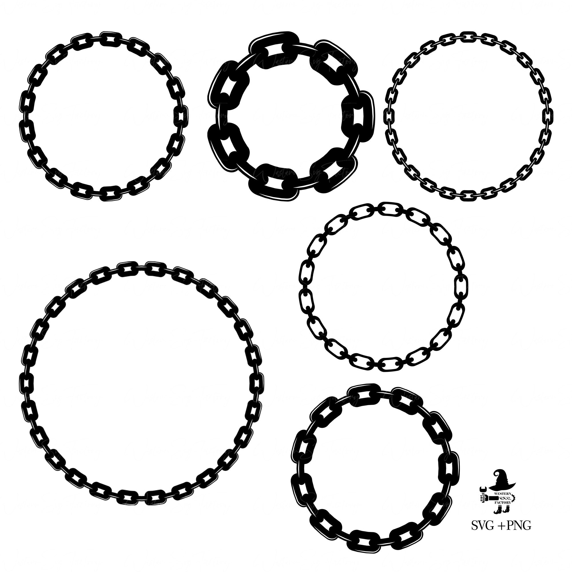 Chain Design, Chain Svg, Chain Silhouette, Chain Clipart, Chain Tattoo ...