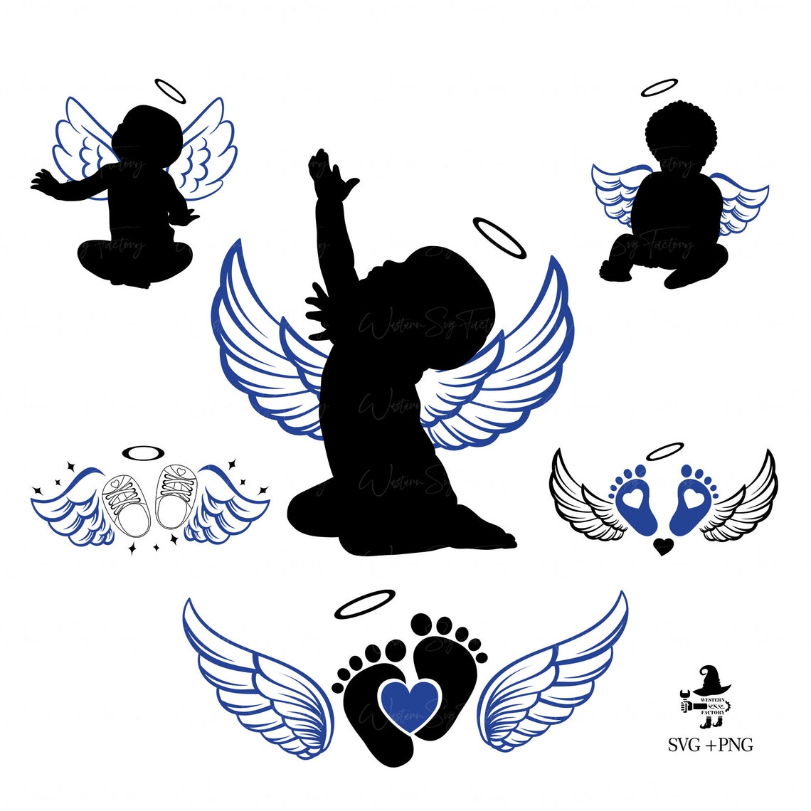 Baby Loss SVG Baby Loss SVG Memorial Svg, Pregnancy and Infant Loss SVG, Baby Footprints, Angel ...