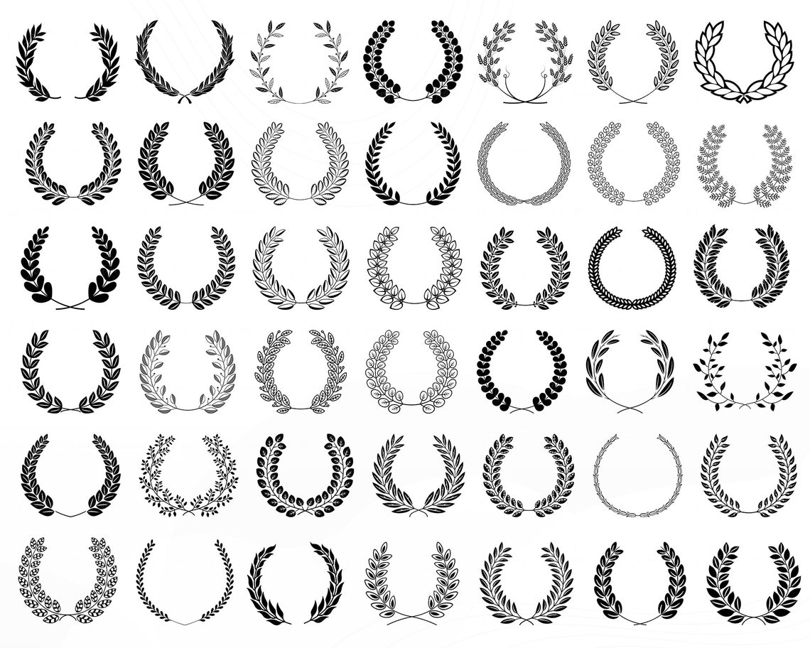 Wreath Designs - 163 Wreat SVG, Wreath Svg, Floral Wreath Svg, Wedding ...