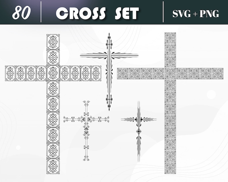 Kreuz SET - Kreuz svg, Kreuze svg, christliche svg, katholisch svg, christliches Kreuz svg ...