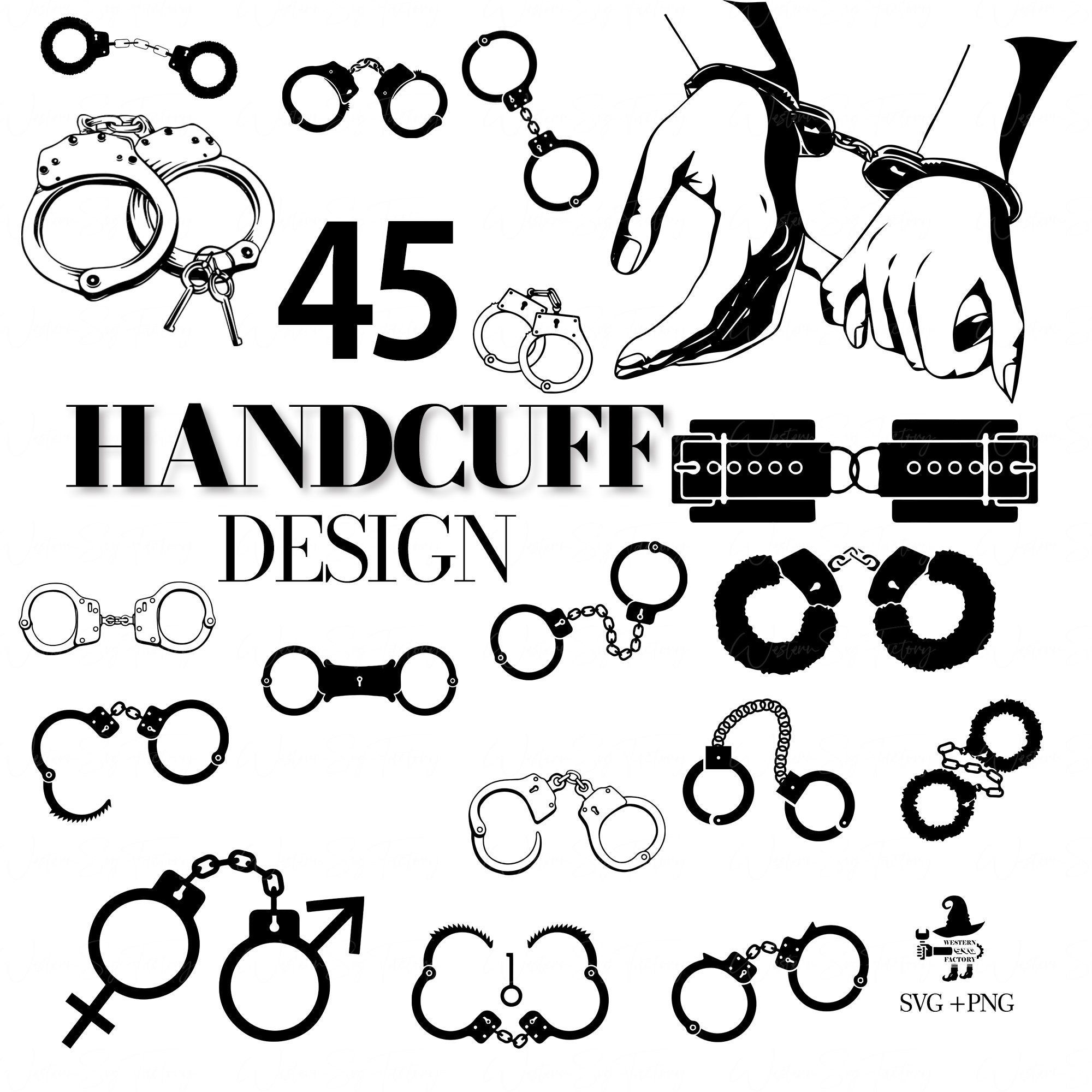 Handcuff Design - 45 Handcuff Svg, BDSM Handcuff, Handcuffs Svg ...