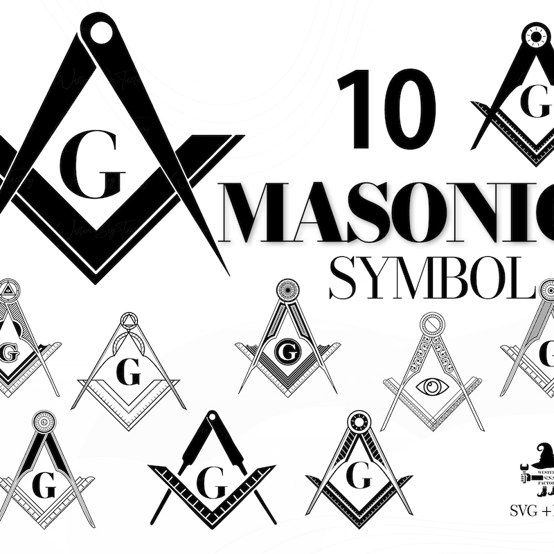 Masonic Symbol Clipart - Etsy