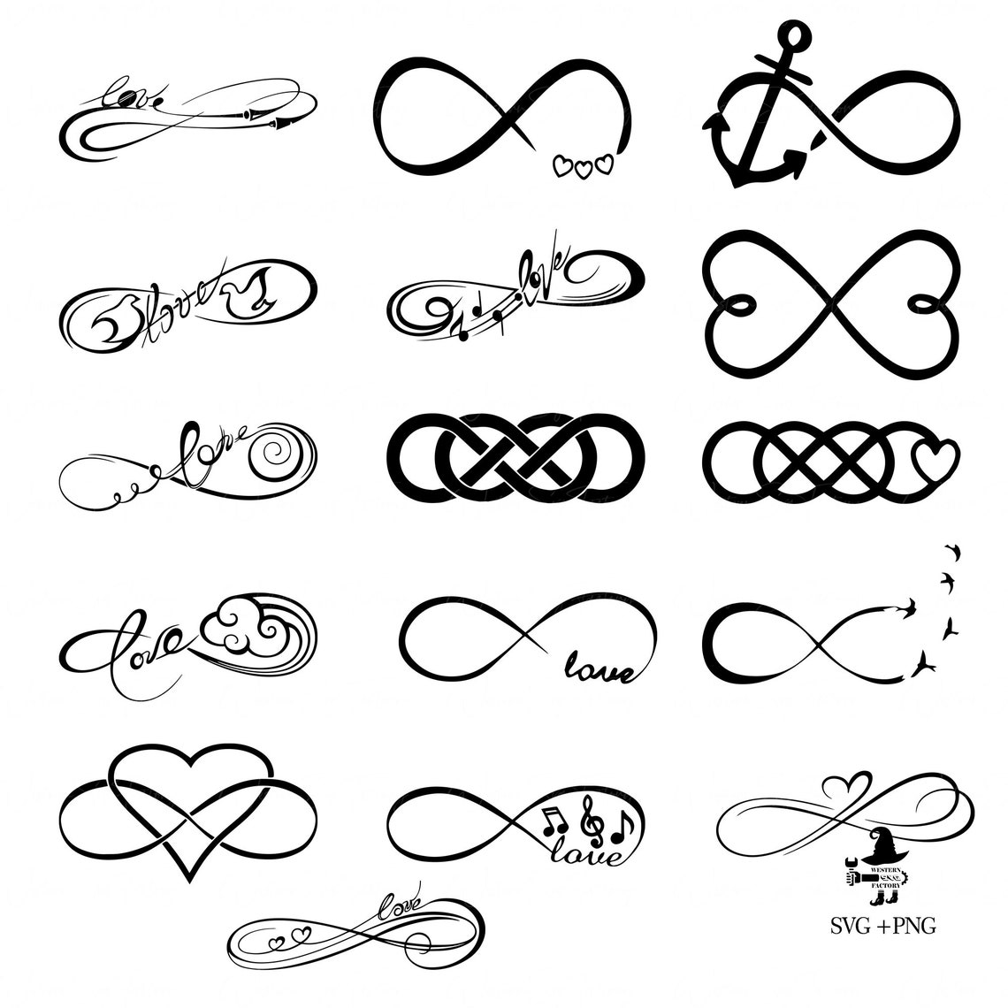 Infinity Symbol - Infinity Sign, Infinity Svg, Infinity Tattoo Design ...