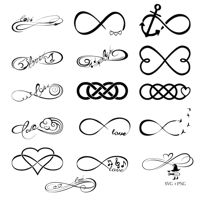 Infinity Symbol - Infinity Sign, Infinity Svg, Infinity Tattoo Design ...