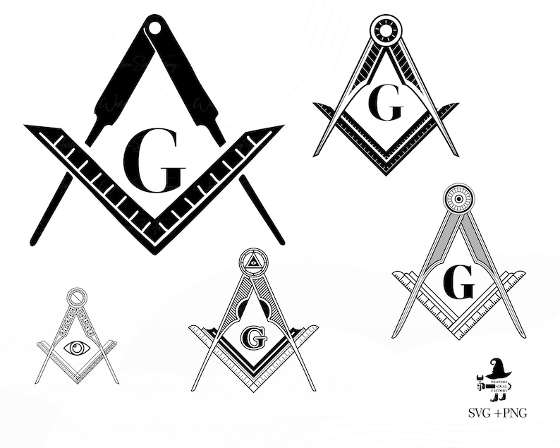 Masonic Symbol - Freemason Svg, Masonic Logo, Masonic Square and ...