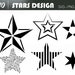 Stars Design SVG - 30 Stars SVG, Stars Silhouette, Stars Svg, Sparkle ...