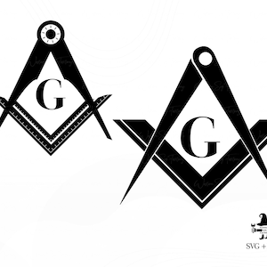 Masonic Symbol - Freemason Svg, Masonic Logo, Masonic Square and ...