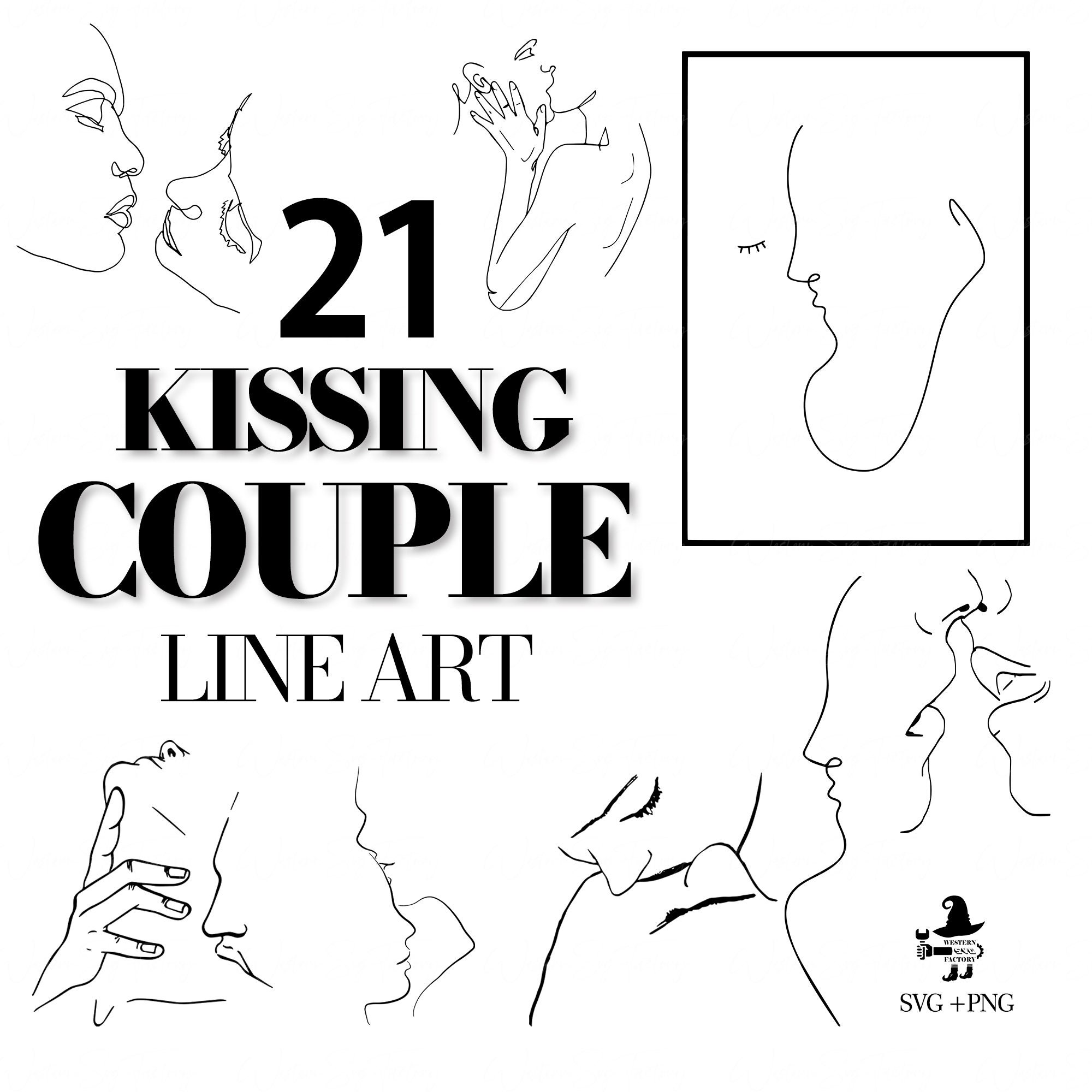 Kissing Couple Line Art Design - 21 Line Art Kissing Couple, Romantic ...