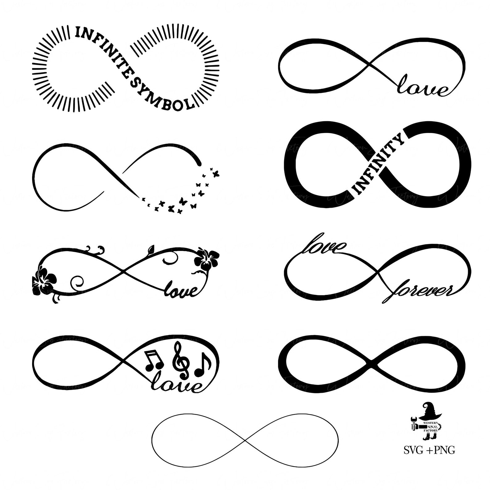 Infinity Symbol - Infinity Sign, Infinity Svg, Infinity Tattoo Design ...