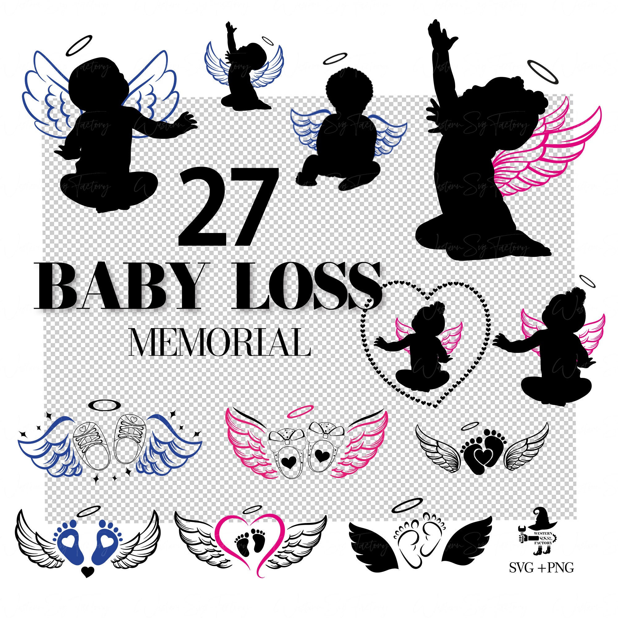 Baby Loss SVG - Baby Loss SVG Memorial Svg, Pregnancy and Infant Loss ...