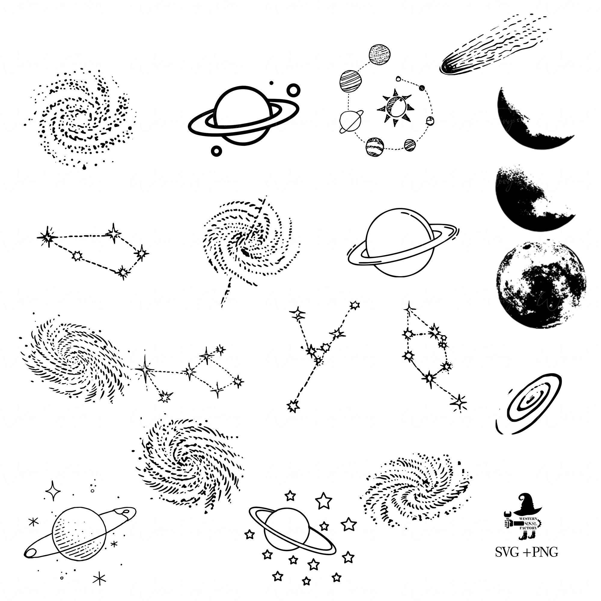 Planet Tattoo Design - Planet Svg, Solar System, Saturn Planet, Planets ...