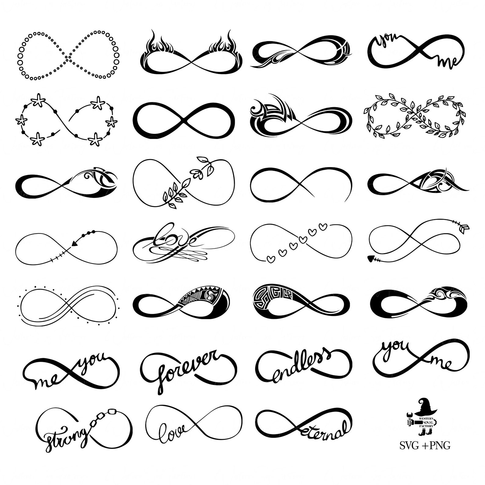 Infinity Symbol - Infinity Sign, Infinity Svg, Infinity Tattoo Design ...