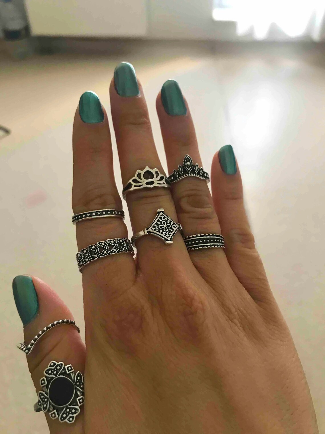 Vintage Boho Ring Set 15pcs Rings, Vintage Ring Set, Boho Ring Set ...