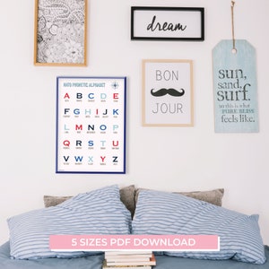 NATO Phonetic Alphabet Nautical (A4, A3, A2, US Letter, Tabloid ...