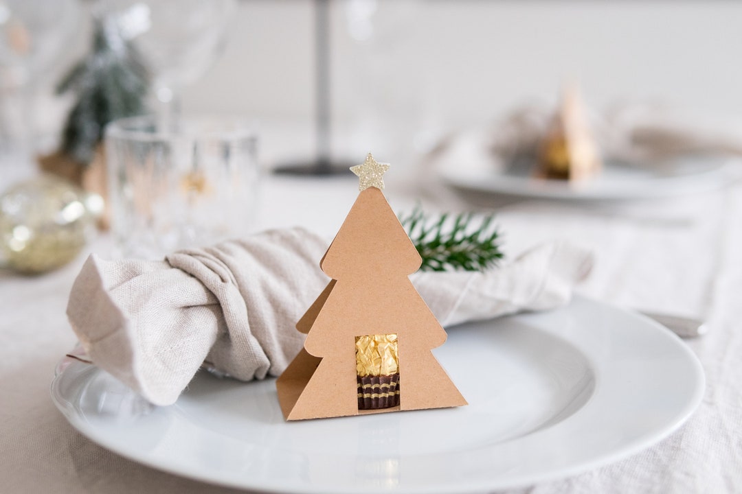 10 Ferrero Rocher Christmas Trees | Table Decoration | Souvenir ...