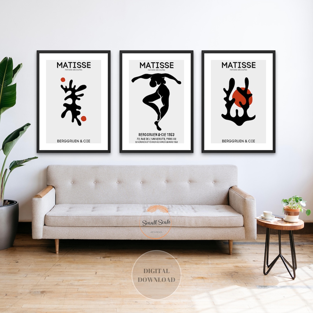 Henri Matisse Print - Matisse Poster - Matisse Print Set of 3 - Henri ...